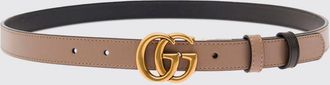 Gucci Ceinture r&eacute;versible GG Marmont en cuir de veau avec boucle Double G