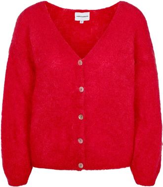 Americandreams Americandreams, Femme, Pulls, Rouge, Taille: 44 FR Cornelia LS Cardigan