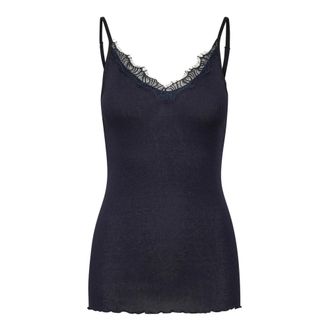 Saint Tropez D&eacute;bardeur Night Sky avec Dentelle - Femme - Tops - Bleu - Taille: 46 FR