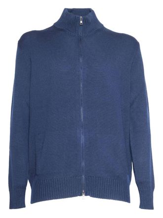 Ballantyne cardigan en laine - Bleu