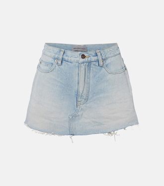 Balenciaga Jupe-short en denim