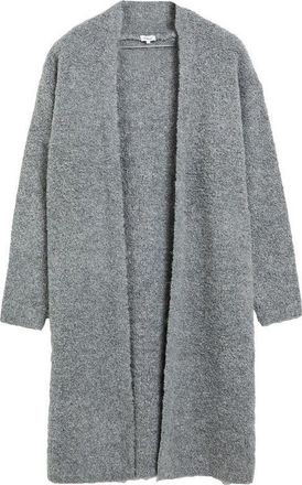 s.Oliver Cardigan Strickjacke Lange Strickjacke aus Boucl&eacute;