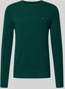 Tommy Hilfiger Regular Fit Strickpullover aus reiner Baumwolle