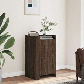 vidaXL Sideboard Braun Eichen-Optik 45x35x75 cm Holzwerkstoff Vidaxl