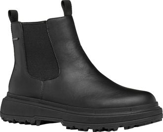 Geox WOMAN D LAMIDIE + GRIP ABX BIKER/AMPHIBIANS BOOTS BLACK 37_EU