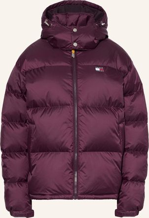 Tommy Jeans Daunenjacke Alaska Mit Abnehmbarer Kapuze rot
