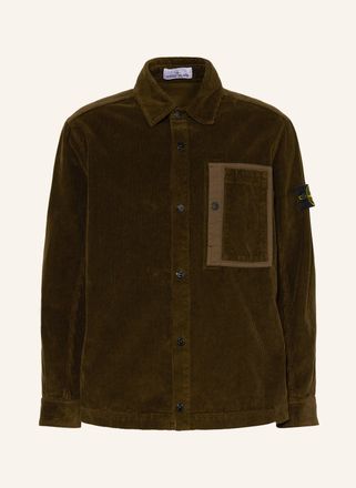 Stone Island Cordhemd Comfort Fit braun