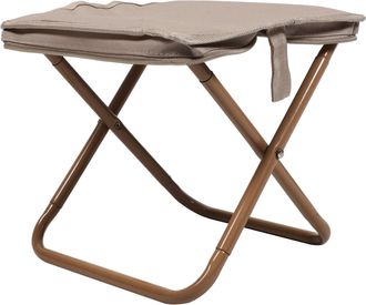 Pretyzoom PRETYZOOM Klappbarer Campingsitz Faltbarer Outdoor hocker aus Robustem Oxford Material mit Fu&szlig;st&uuml;tze Platzsparend Leicht Tragbar f&uuml;r Angeln Wandern Pi