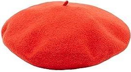 Esprit 083ea1p303 Béret, Orange, Taille Unique Femmes