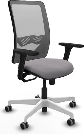 Piqueras y Crespo Schreibtischstuhl mit Rollen Zulema mit 3D-Armlehnen, h&ouml;henverstellbare Lendenwirbelst&uuml;tze, ausgestattet mit Sincro 3 Positionen und Schneideschaum, G