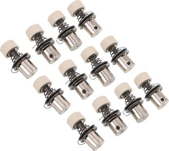 Artibetter 12 St&uuml;ck Fadenhalterclips aus Metall f&uuml;r Flachn&auml;hmaschinen N&auml;hmaschinenteile mit Fadenf&uuml;hrung und Spannungsregler Langlebiges N&auml;hzubeh&ouml;r f&uuml;r Pr&auml;zise S