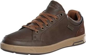 Skechers USA CAVELL SPARKMAN Baskets pour Homme, Chocolat, Pointure 41