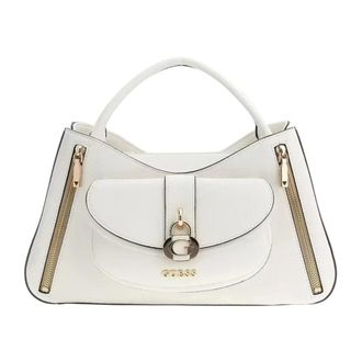 Guess Cordelia Logo Luxus Schultertasche - - Bags - Damen - Wei&szlig; - ONE SIZE