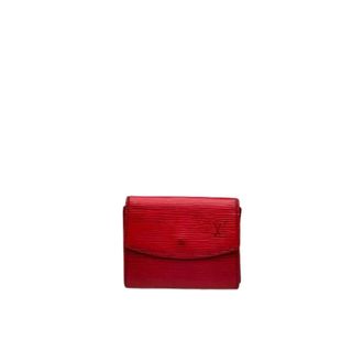 Louis Vuitton Pre-owned Leder Portemonnaie - - Pre-owned - Damen - Rot - ONE SIZE