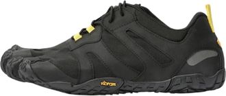 Vibram Fivefingers FiveFingers 19W7601 V-Trail 2.0, Traillaufschuhe Damen, Schwarz (Black/Yellow), 39 EU