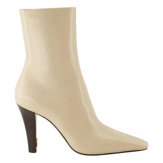 Saint Laurent Jil Stiefeletten mit Absatz - - Shoes - Damen - Beige - 38 EU