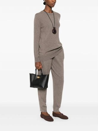 Mulberry Pebbled Leather Tote Bag - Black