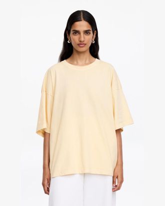 Arket Oversize-T-Shirt -Gelb