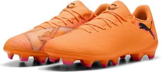 Puma Future 8 Play Fg/Ag Fußballschuh für Unisex, Heat Fire PUMA schwarz Ravish, 46.5 EU