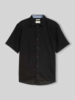 Tom Tailor Regular Fit Freizeithemd aus Leinen-Baumwolle-Mix