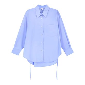 Aspesi Femme, Blouses et Chemises, Bleu, Taille: 36 FR Chemise en coton