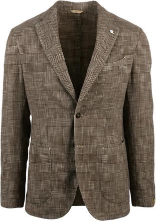 L.B.M. 1911 L.b.m. 1911, Homme, Vestes, Brun, Taille: 3XL Blazer Stondato