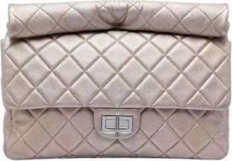Chanel Pre-owned Vintage Quilted Clutch - Femme - Pre-owned - Beige - Taille: ONE Size