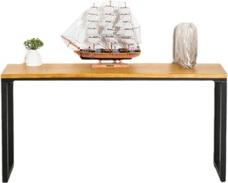 Generic Flurtisch, Konsolentisch, Eingangstisch, Konsolentisch f&uuml;r H, schmaler Sofatisch, 80 cm schmaler Langer Thekentisch mit Metallrahmen f&uuml;r kleine R&auml;ume,