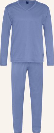 CALIDA Calida Schlafanzug Relax Choice blau