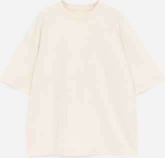 Arket Kurz&auml;rmliges Sweatshirt -Beige