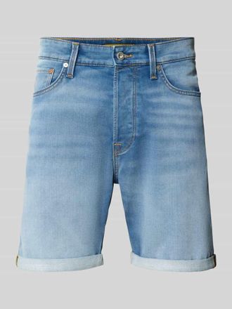 Jack & Jones Regular Fit Jeansshorts mit Umschlag Modell RICK