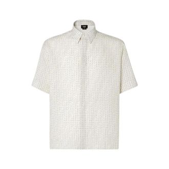 Fendi Shirt E26 - - Shirts - Herren - Wei&szlig; - 3XL