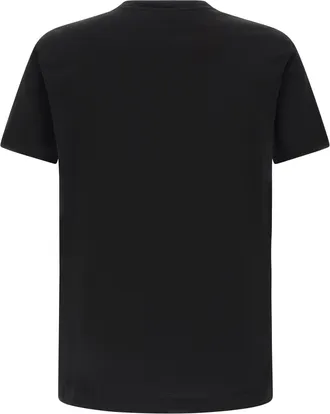 Dolce & Gabbana Logo-Embroidered T-shirt - Black