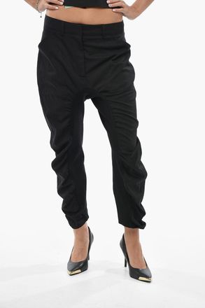 Stella McCartney Wollhose TINA mit Drapierung Stella McCartney