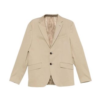 Etro Einreihiger Blazer - - Jackets - Herren - Beige - M