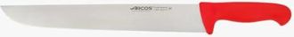 Arcos Kochmesser Professionell - Edelstahlklinge NITRUM 350 mm - Langlebigkeit und Pr&auml;zision - Roter Polypropylen-Griff - Serie 2900