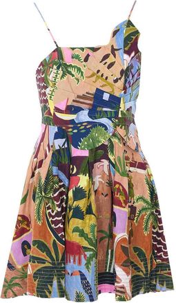 Farm Rio Robe Au Genou - Multicolore
