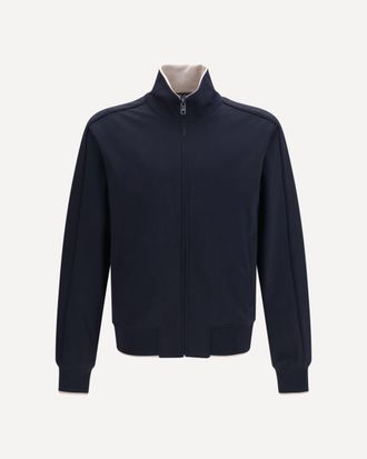 Dolce & Gabbana Zip Jacket with side bands Male 50