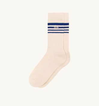 Autry CHAUSSETTES JACQUARD AVEC LOGO A RAYURES UNISEX