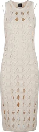 Pinko Pinko, Femme, Robes, Blanc, Taille: 42 FR &Eacute;l&eacute;gante Robe Noire