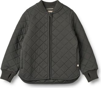 Wheat Unisex Thermo Jacke Übergangsjacke Loui GRS zertifiziert Atmungsaktiv Wasserabweisend, Unisex, Raven, 110