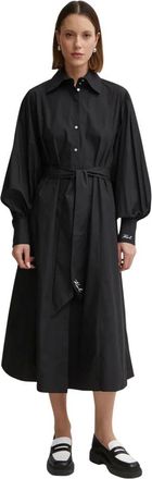 Karl Lagerfeld Femme, Robes, Noir, Taille: 36 FR Robe Chemise