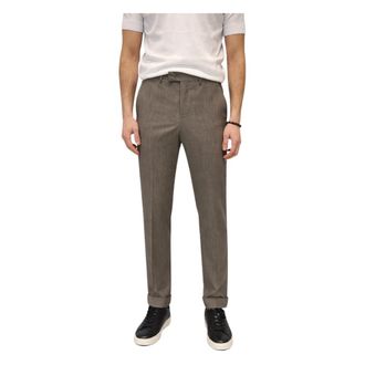 Pantaloni Torino Herren, Hosen, Beige, SGr&ouml;&szlig;e