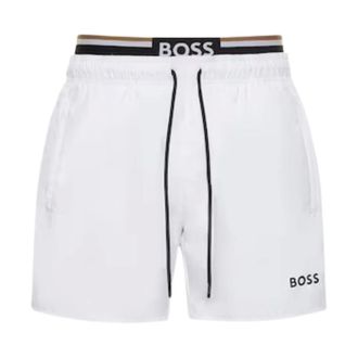 HUGO BOSS Homme, Maillots de bain, Blanc, Taille: 2XL Shorts de Bain Blancs Modèle Thornfish