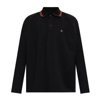 Vivienne Westwood Klassisches Polo - - Tops - Herren - Schwarzk - S