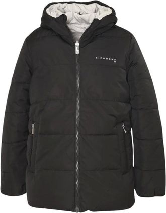 John Richmond Homme, Vestes, Noir, Taille: XS 25044 Reversible Nylon Jacket