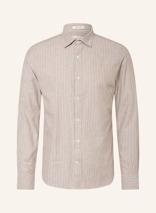 GANT Flanellhemd Regular Fit braun