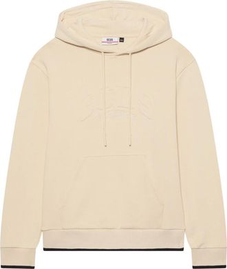 GCDS Gcds, Femme, Sweatshirts et sweats &agrave; capuche, Blanc, Taille: 38 FR Sweat &agrave; capuche avec logo