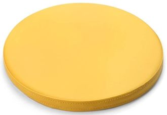 Generic Rundes Stuhlkissen Aus Memory-Schaumstoff Rutschfestes Weiches Rundes Stuhlkissen,1/2/4er Set Sitzkissen/Hockerkissen, Bequemes Bar-Sitzkissen(Yellow,
