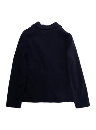 Emporio Armani Boys Blazer Blue Cotton-Viscose Blazers Jacket
